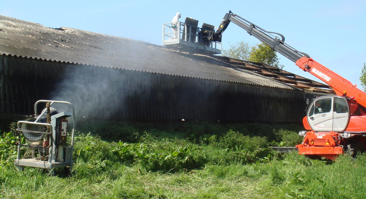 Asbestos processing - Spraystream