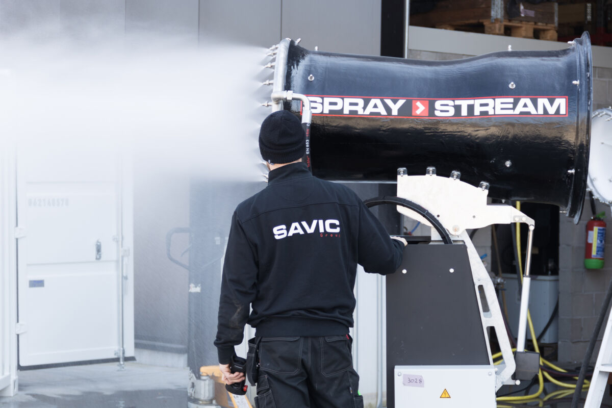 Innovative dust control solutions - Spraystream